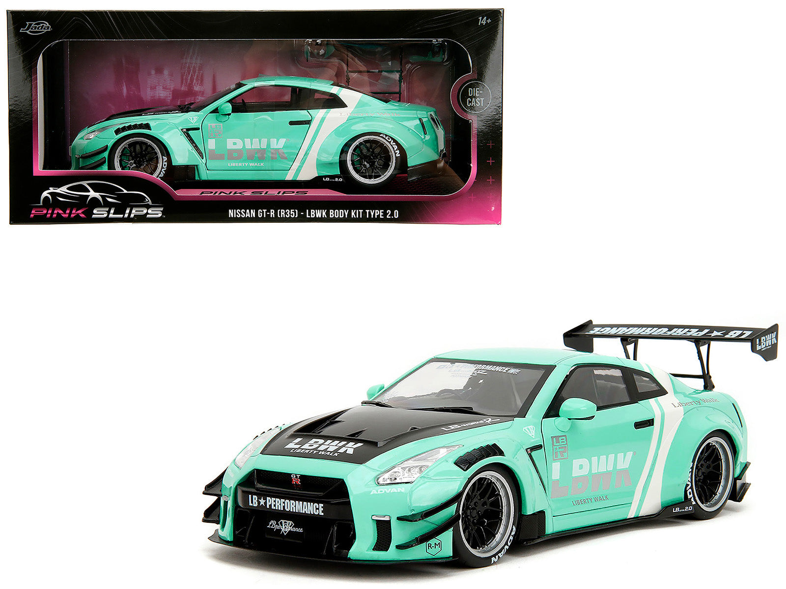 Nissan GT-R (R35) Liberty Walk Body Kit 2.0 RHD (Right Hand Drive ...