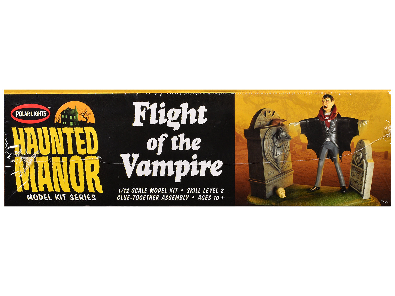 Skill 2 Model Kit Haunted Manor "Flight of the Vampire" Diorama Set 1/ ...